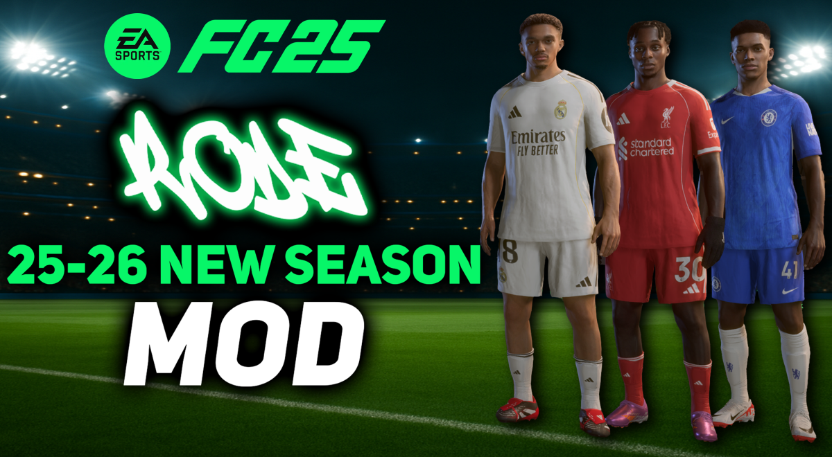Fc25 Mod Rode's 25-26 New Season Mod Beta 3.1 Tu18